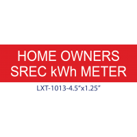 LXT Solar Placards and Labels